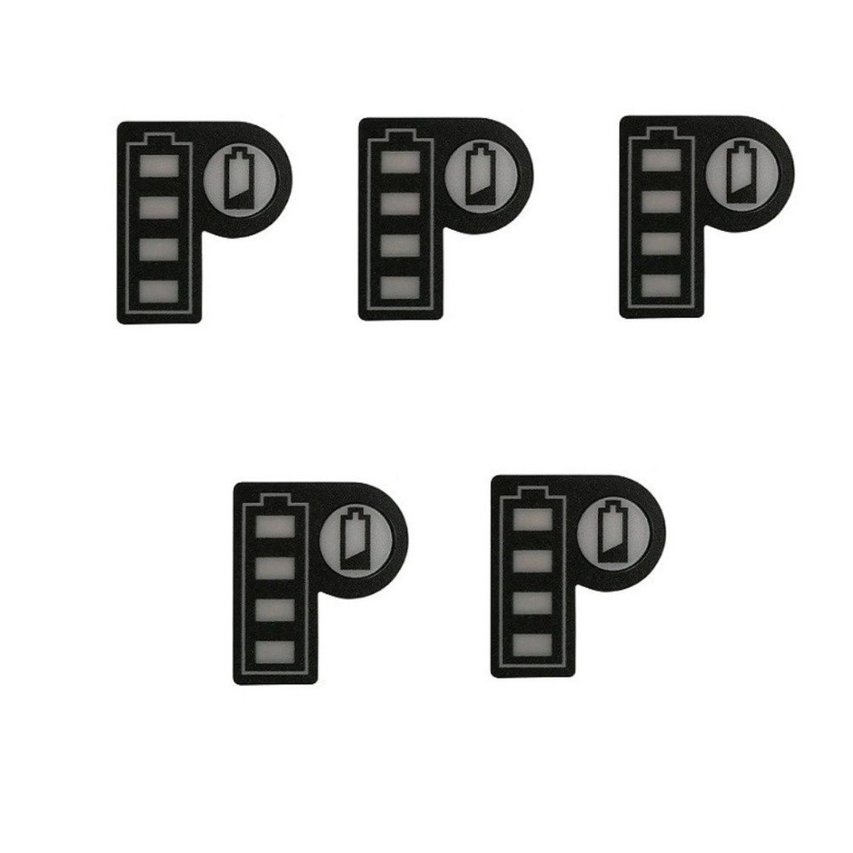 Battery LED Stickers 22*19mm 5PCS BL1830 BL1430 Battery Capacity LED ...