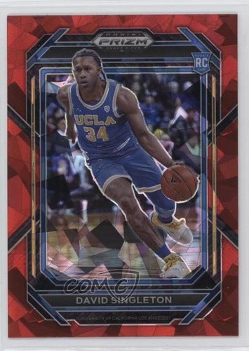 2023 Panini Prizm Draft Picks Red Ice Prizm David Singleton #16 | eBay