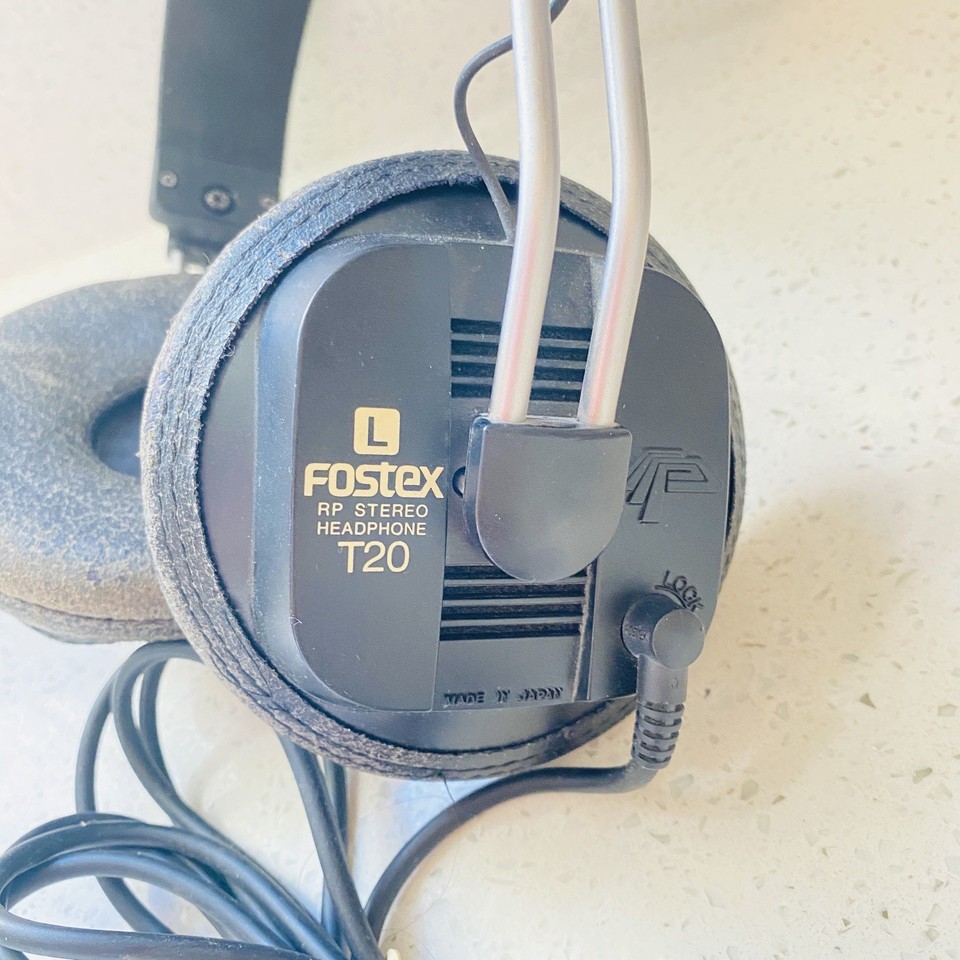 Vintage Fostex T20 RP Stereo Professional Headphones with Cable | eBay