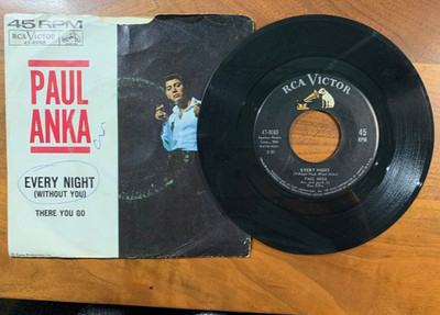 Paul Anka, There You Go / Every Night (Without You), 7" 45rpm, Pic ...