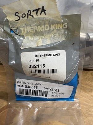 One (1) Thermo King O-Ring 332115 | eBay
