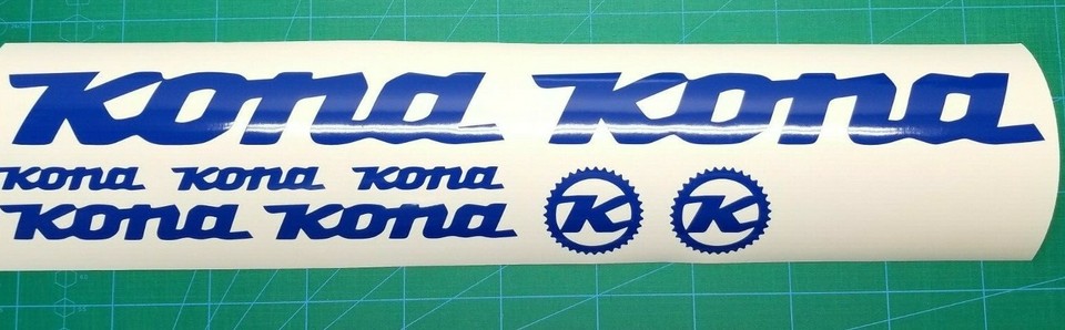 Kona Frame Decals. MTB CX DH XC. Process Honzo Custom colors. USA ...