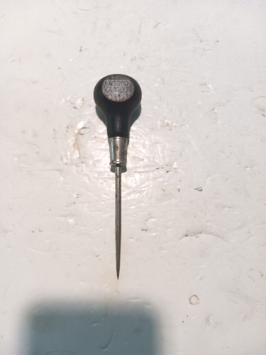 *Stanley* 6" No. 69-122 Scratch Awl Marking Tool w/ Wood Handle , USA ...