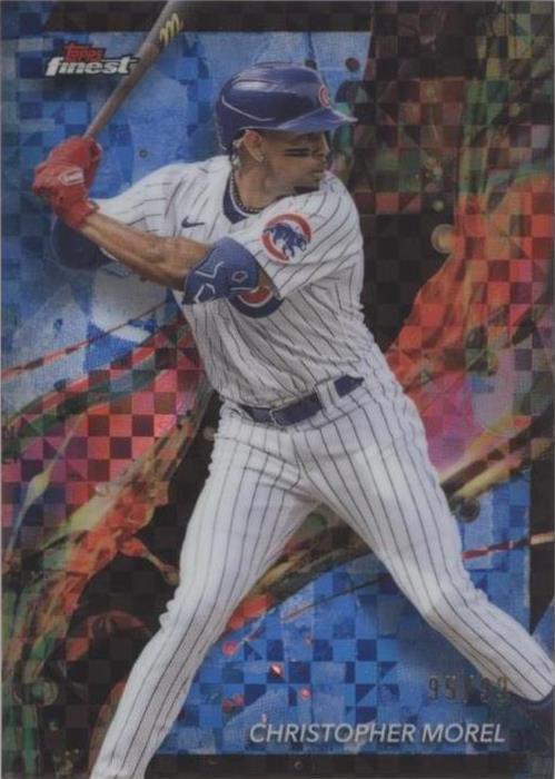 2024 Topps Finest - Common Christopher Morel #21 Blue Checkerboard ...
