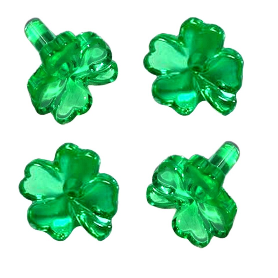 40 Green Clover Shamrock Light Peg Bulbs for St Patrick's Ceramic ...