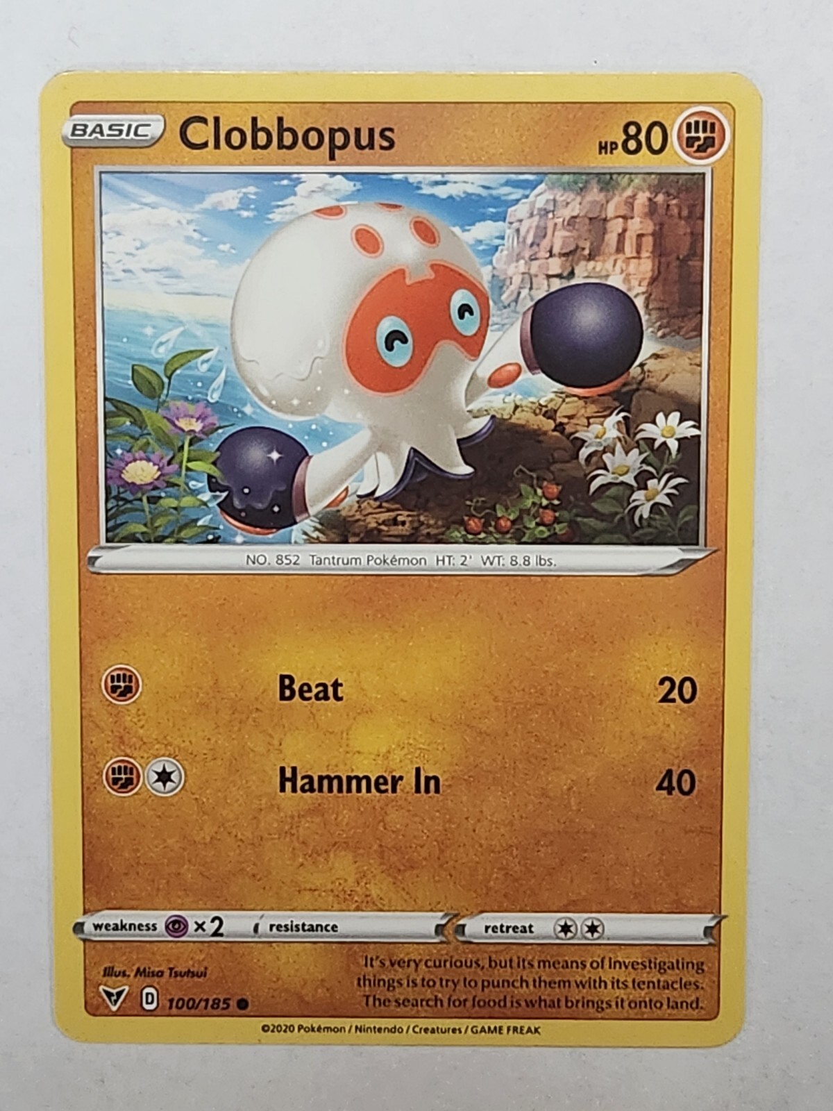 Clobbopus Vivid Voltage 100/185 Regular Pokemon TCG Common | eBay