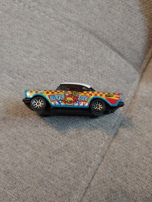 1997 MATCHBOX '57 CHEVY BURGER ZONE BLUE & WHITE 3" DIECAST CAR W ...