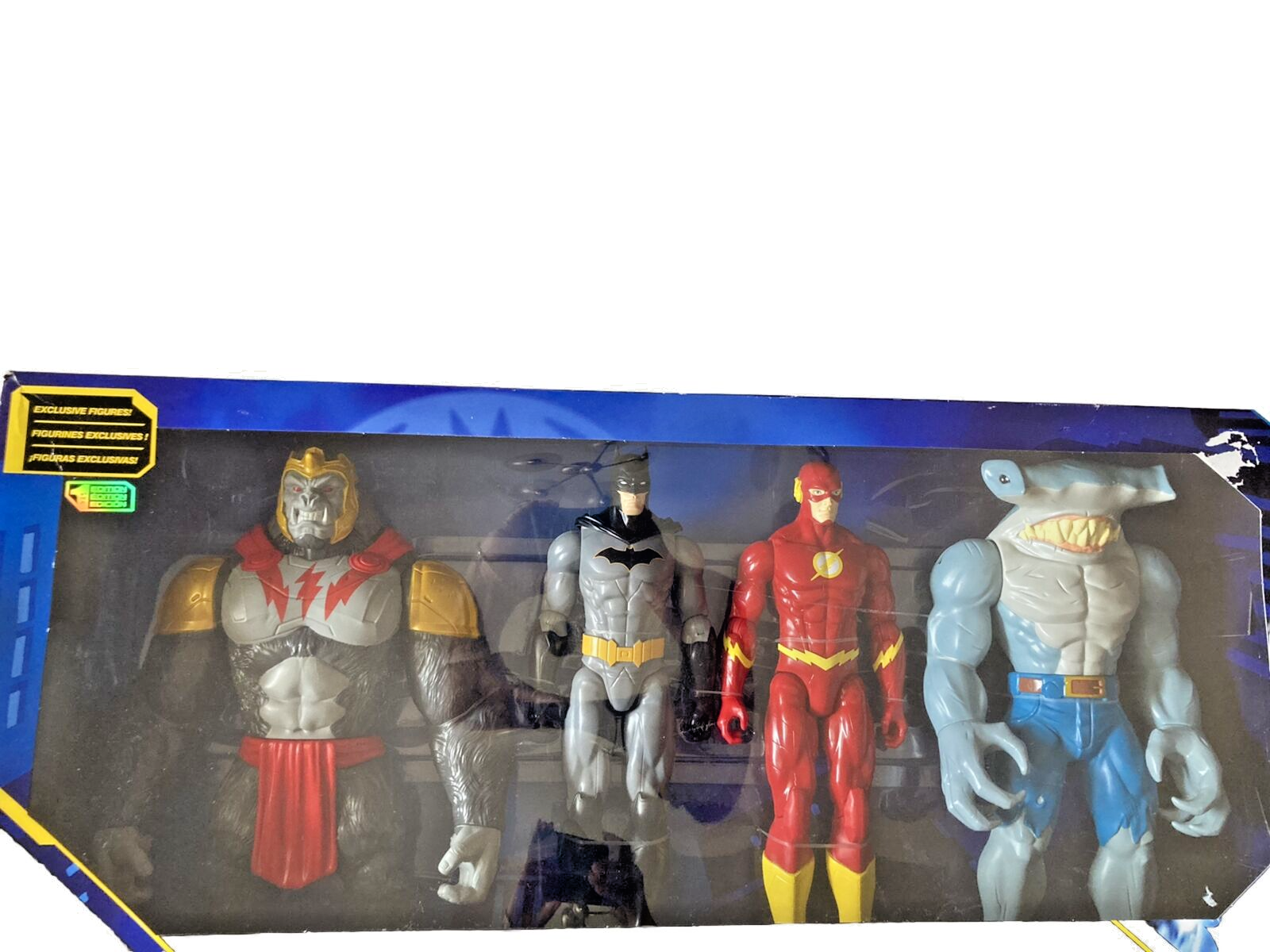 DC Batman + The Flash Vs. Gorilla Grodd + King Shark NEW 3+ | eBay