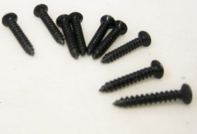 2000 Phillips Flat Head #2 x 1 inch Fine Wood Screw - Black oxide M2.5 ...