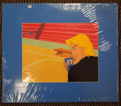WAYNE GRETZKY Original Production Cel ProStars TV Cartoon Hockey Pro ...