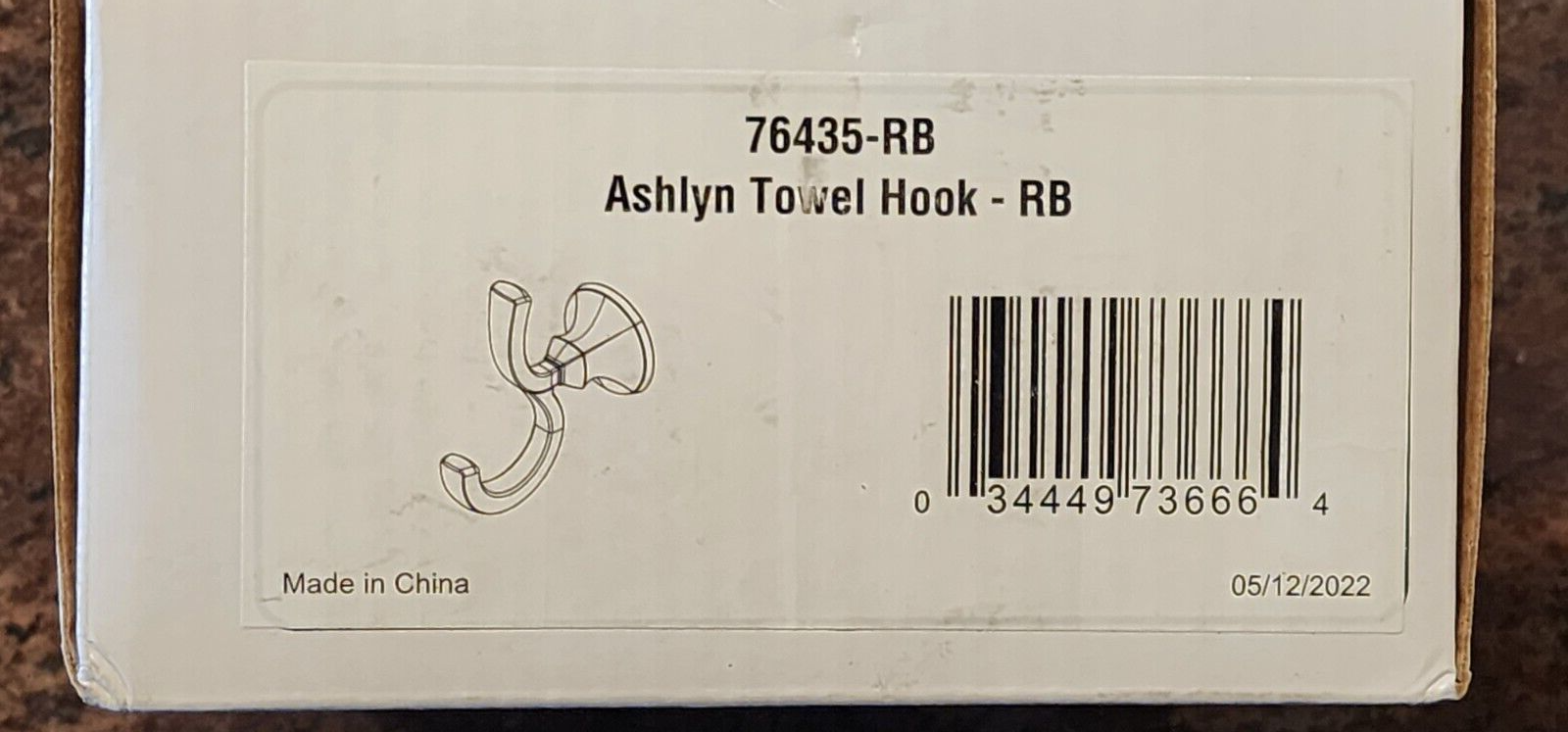 Delta 76435-rb Ashlyn Robe Hook Venetian Bronze for sale online | eBay