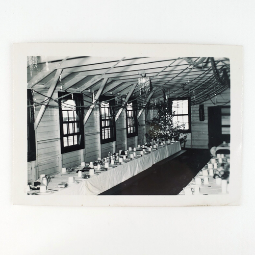 Schofield Barracks Mess Hall Photo 1940s Honolulu Hawaii Army Base ...