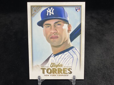 GLEYBOR TORRES 2018 TOPPS GALLERY #89 ROOKIE BASE CARD / NEW YORK ...