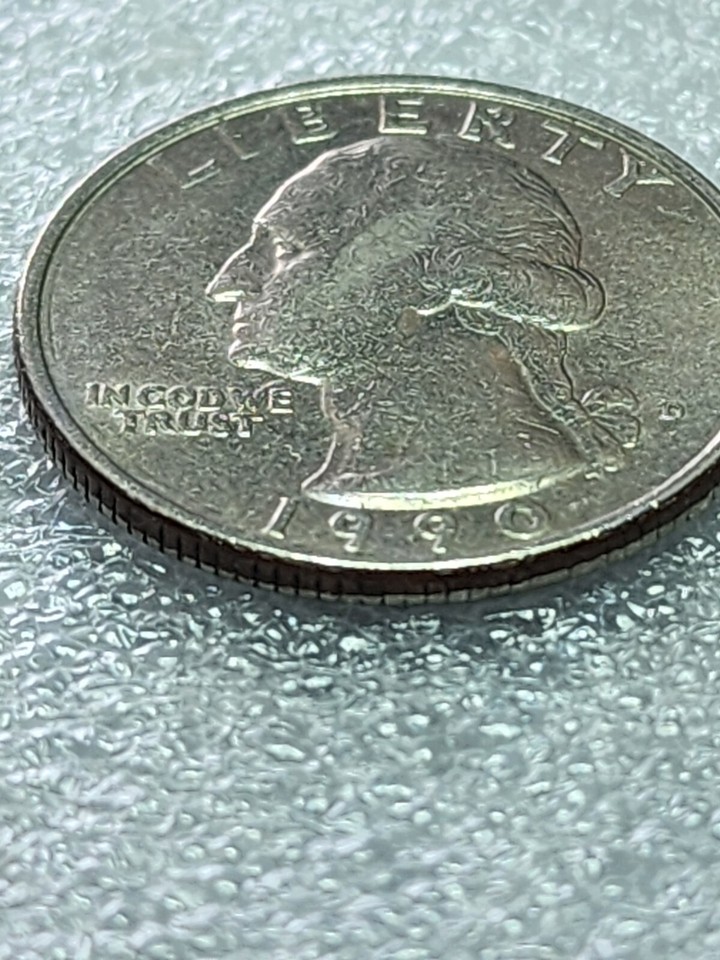1990 D Washington quarter error Coin-DDO/EAR/RPM | eBay