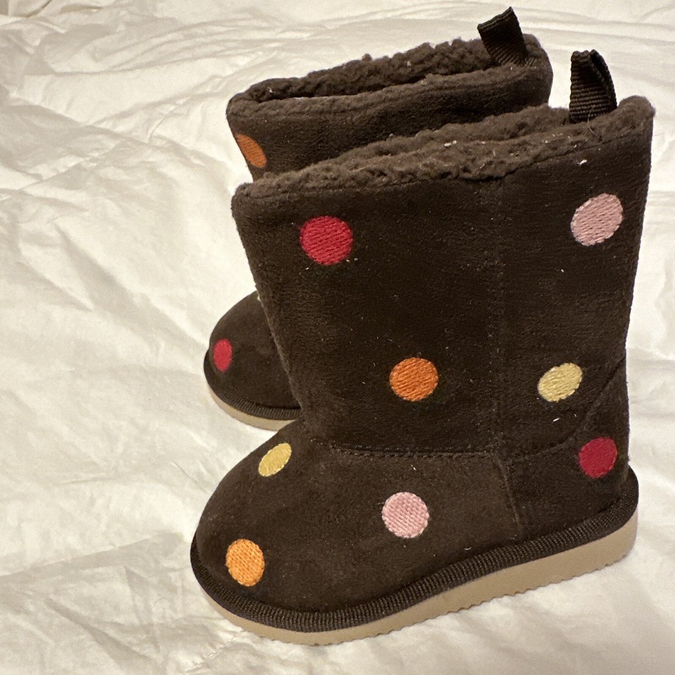 NWT Gymboree Fall For Monkeys Polka Dot Boots 03 | eBay
