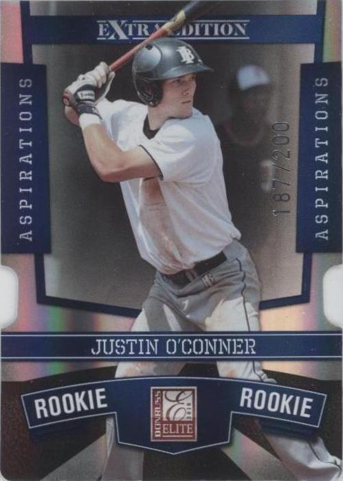 2010 Donruss Elite Extra Edition - Justin O'Conner #109 Aspirations Die-Cut /200 (RC) for sale ...