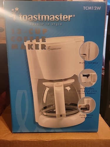 Toastmaster 12 Cup Coffee Maker White | eBay