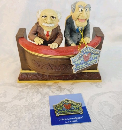 Walt Disney Showcase Collection Statler & Waldorf Figurine Muppets Jim ...