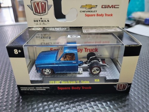 1/64 M2 SQUARE BODY 1976 GMC SIERRA GRANDE 15 CUSTOM Squarebody 1/6880 ...