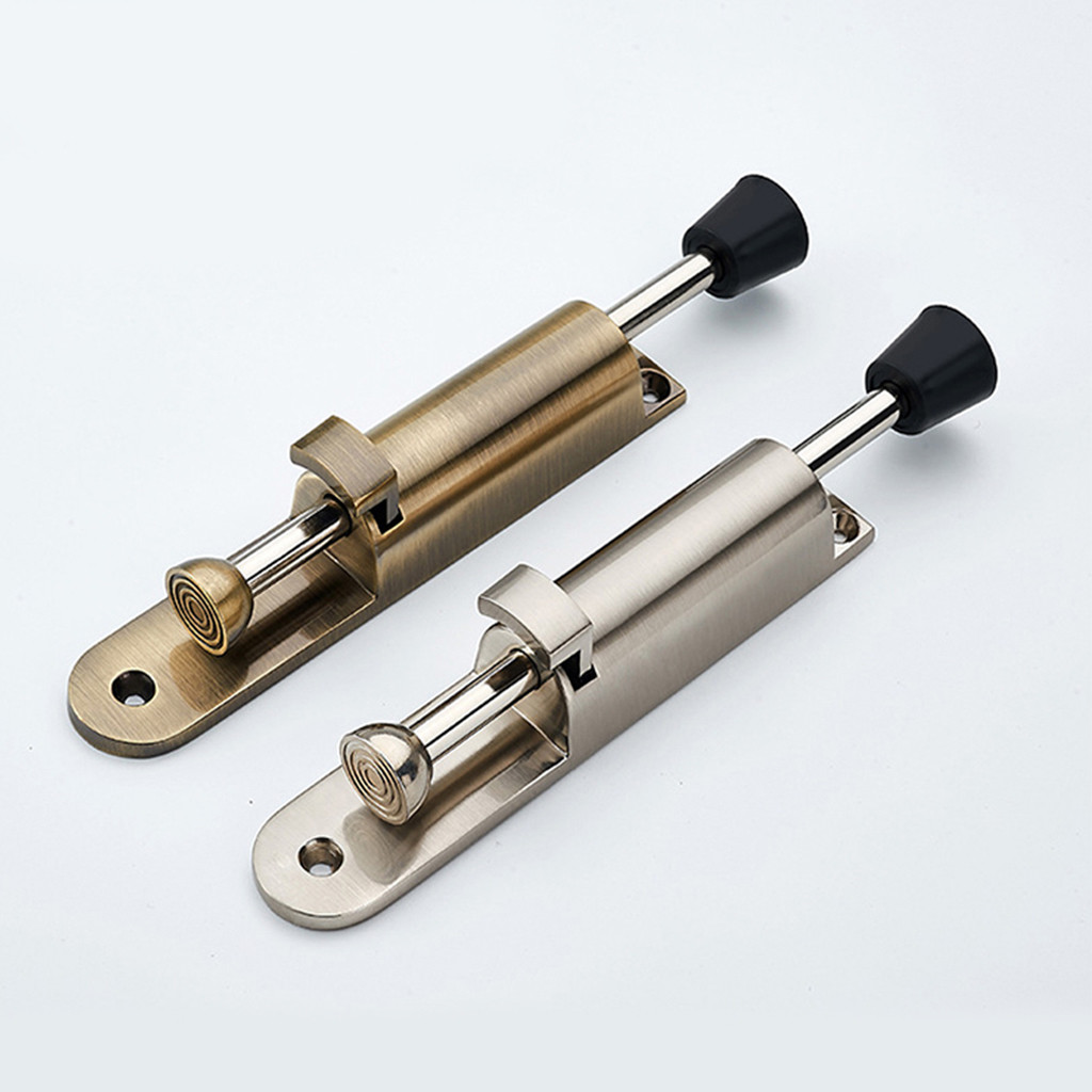 148mm Kick Down Foot Operated Door Stop Stopper Prop Stay Silver | eBay UK