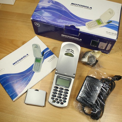 Rare Vintage Motorola M6088 Phone In Box Bundle International | eBay
