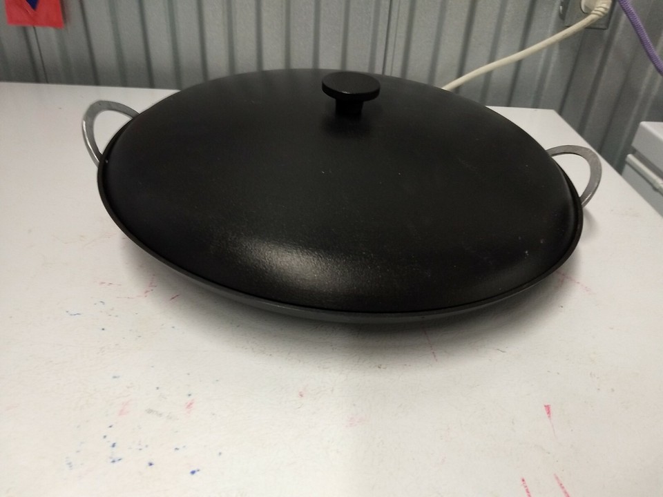 16" / 400 mm. Uzbek Kazan + Lid. Discada High Heat Cooking Disc BBQ. US ...