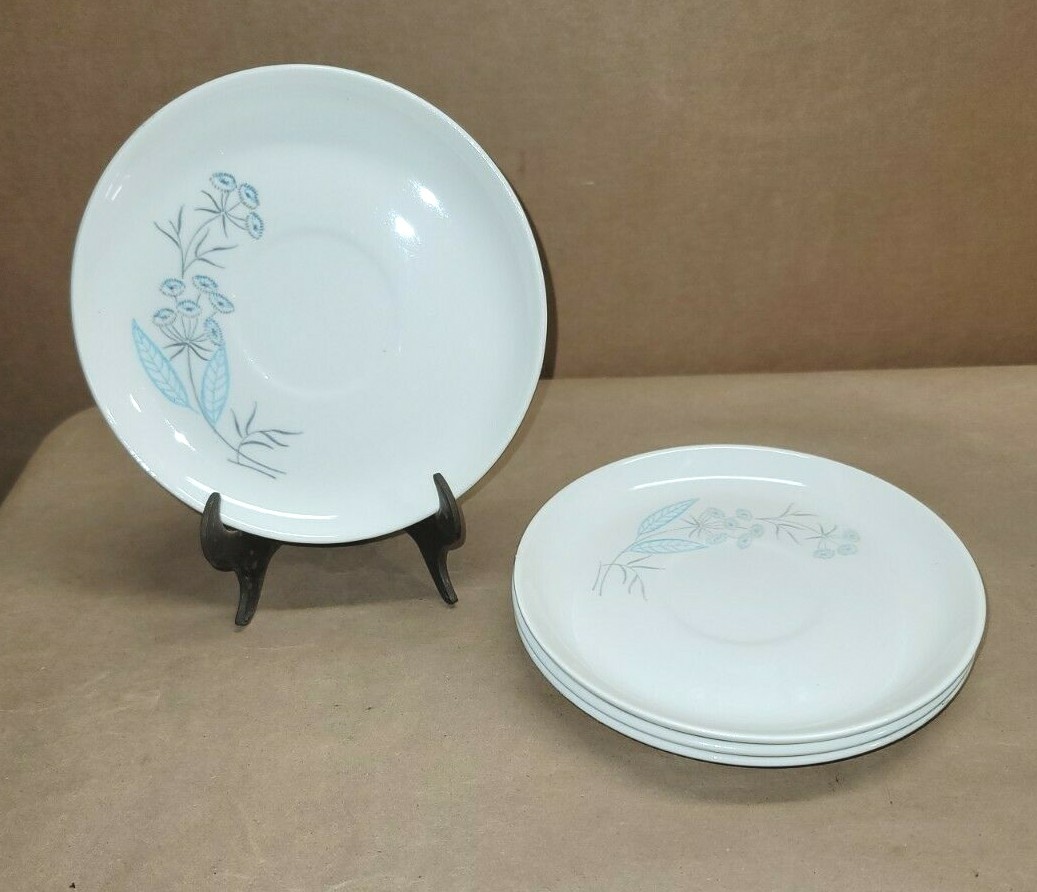 1950 -60's Lot of 4 Homer Laughlin Royal Stetson Saucers Maytime ...