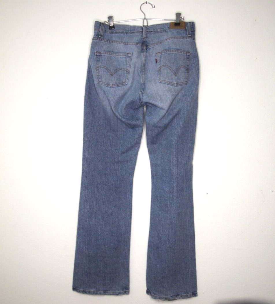 Levis 529 Curvy Cut Jeans Women Size 8 Denim Mid Blue Mid Rise Red Tab ...
