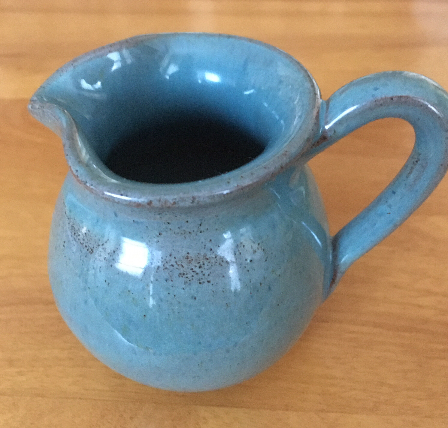 Pine Ridge Sioux Pottery - Wonderful Blue Pitcher by Olive Irving ...