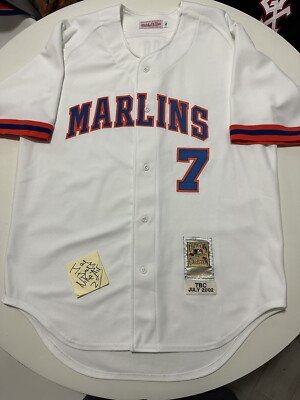Mitchell & Ness 2002 Florida Marlins Miami Perry Hill TBTC jersey Sz XL ...
