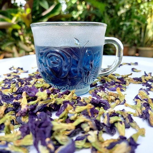 Blue Butterfly Pea Flower Clitoria Ternatea Organic Natural Dried Whole ...