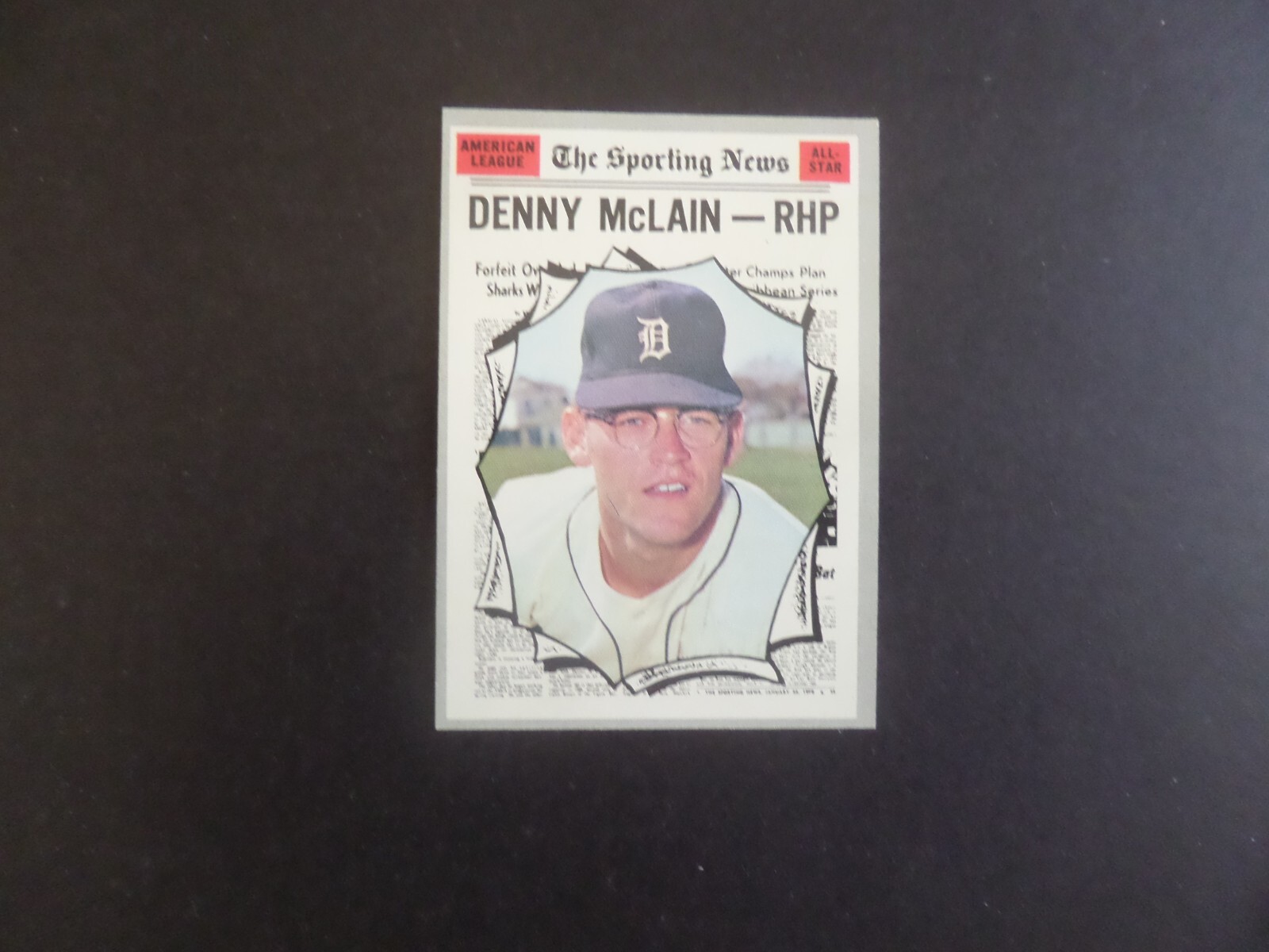 1970 TOPPS DENNY MCLAIN TIGERS A.S. BASEBALL CARD #467 EX #73 | eBay