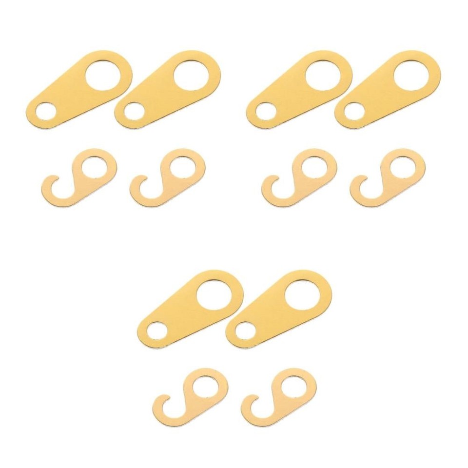 4 Pcs Mechanical Clock Chain Hook Cuckoo Ends Hanging Chains Hooks | eBay