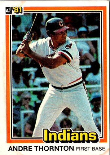 1981 Donruss Andre Thornton #198 Cleveland Indians Baseball Card | eBay