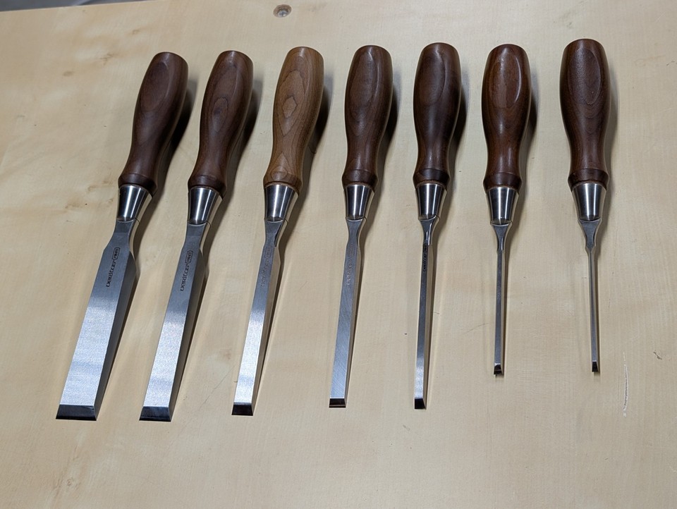 Lee Valley Set of 7 PM-V11 Bench Chisels | eBay