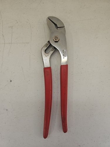 Snap-On Tools 90AP Tongue and groove pliers 9" long red handles USA | eBay
