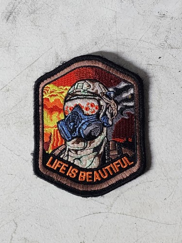 Life is Beautiful - Poppies Reflected in Gas Mask - Tactical Moral ...