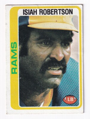 Isiah Robertson Vintage 1978 Topps Card #130 Rams | eBay