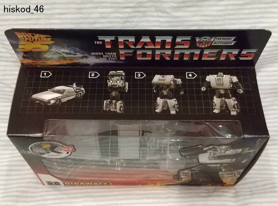 Transformers Back to the Future 35th Anniversary Gigawatt DeLorean ...