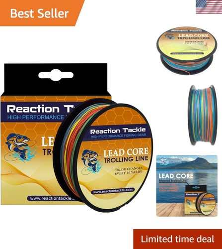 Lead Core Trolling Line - 12lb, 18lb, 27lb and 36lb Leadcore - Braided ...