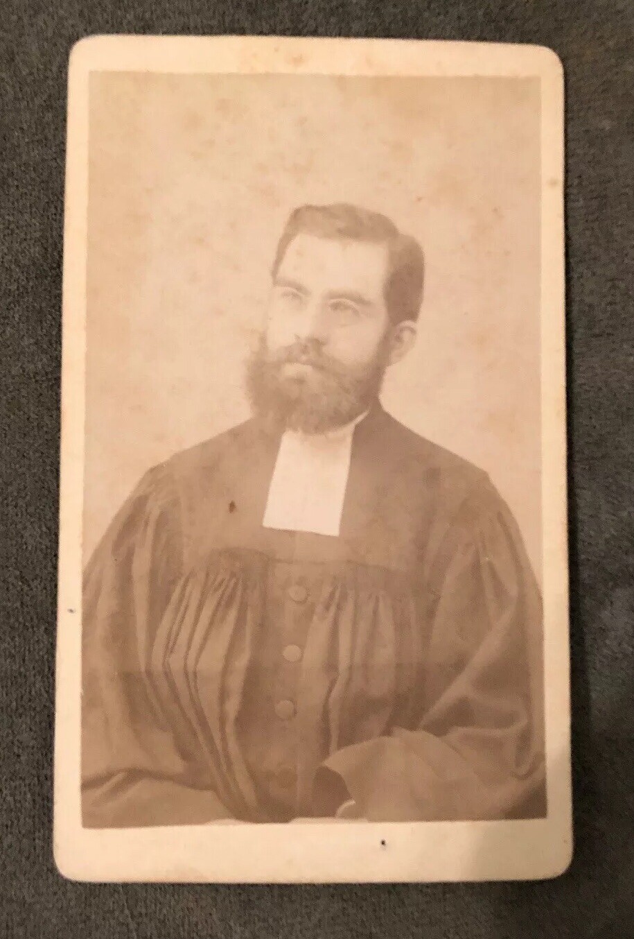 Victorian Era REVEREND, PASTOR, PREACHER Photo Occupation Glasses Beard ...