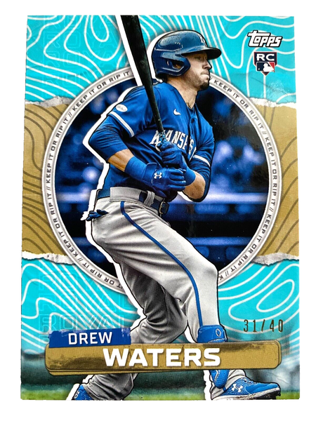 2023 Topps Rip - Riptide Ripped #9 Drew Waters /40 (RC) for sale online ...