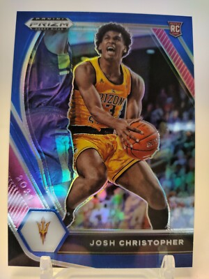 JOSH CHRISTOPHER #/199 BLUE 2021 22 Panini Prizm Draft Picks ROOKIE #22 ...