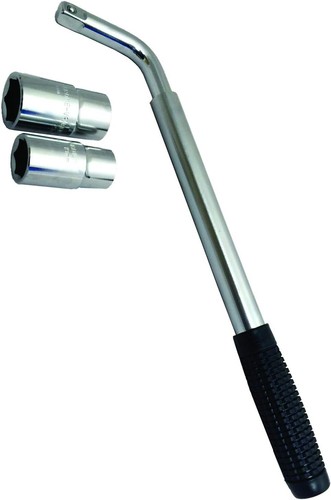 L Type Telescopic Wheel Brace Nut Wrench Sockets Tyre Spanner Set ...