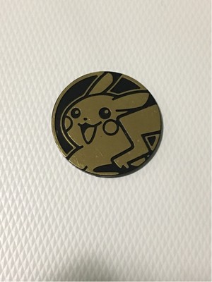 Pokemon Gold Pikachu Coin from XY Trainer Kit: Pikachu Libre & Suicune ...