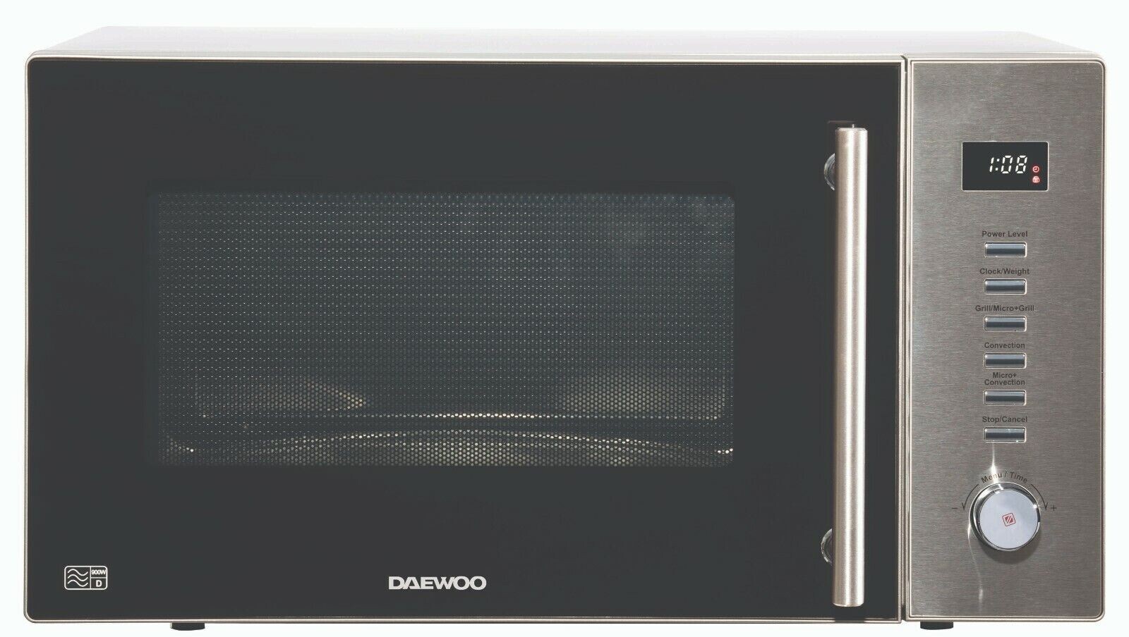 Daewoo 30L 900W Microwave With Grill & Convection 8 Auto Cook Settings ...