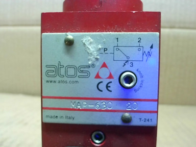 Atos MAP-630 20 Hydro-Electric Pressure Switch 50-630 Bar Fixed - New ...