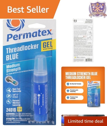 All-Purpose 10g Medium Strength Threadlocker Gel with Easy Twist ...