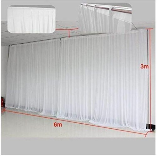 Portable Upright Metal Backdrop Pole Wedding Backdrop Curtain Stand For ...