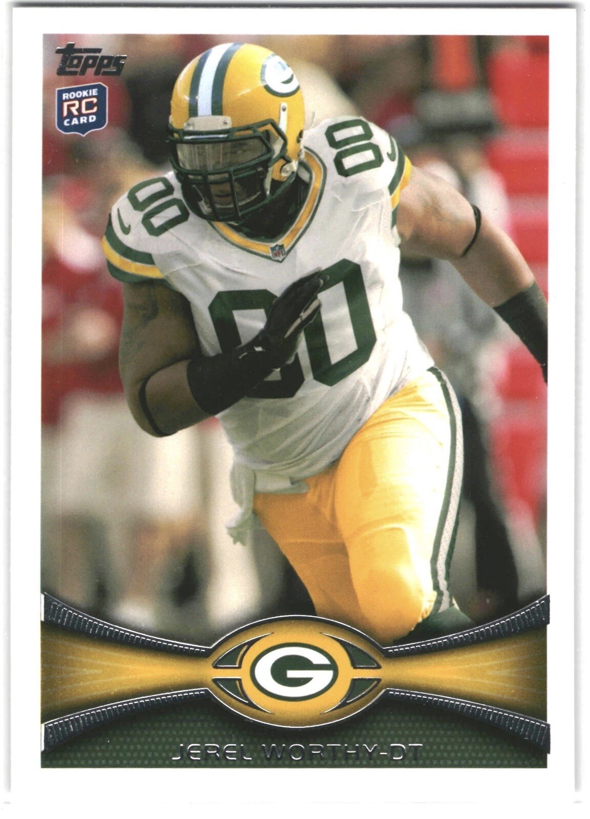 2012 Topps Football Jerel Worthy Rookie Green Bay Packers #139 | eBay